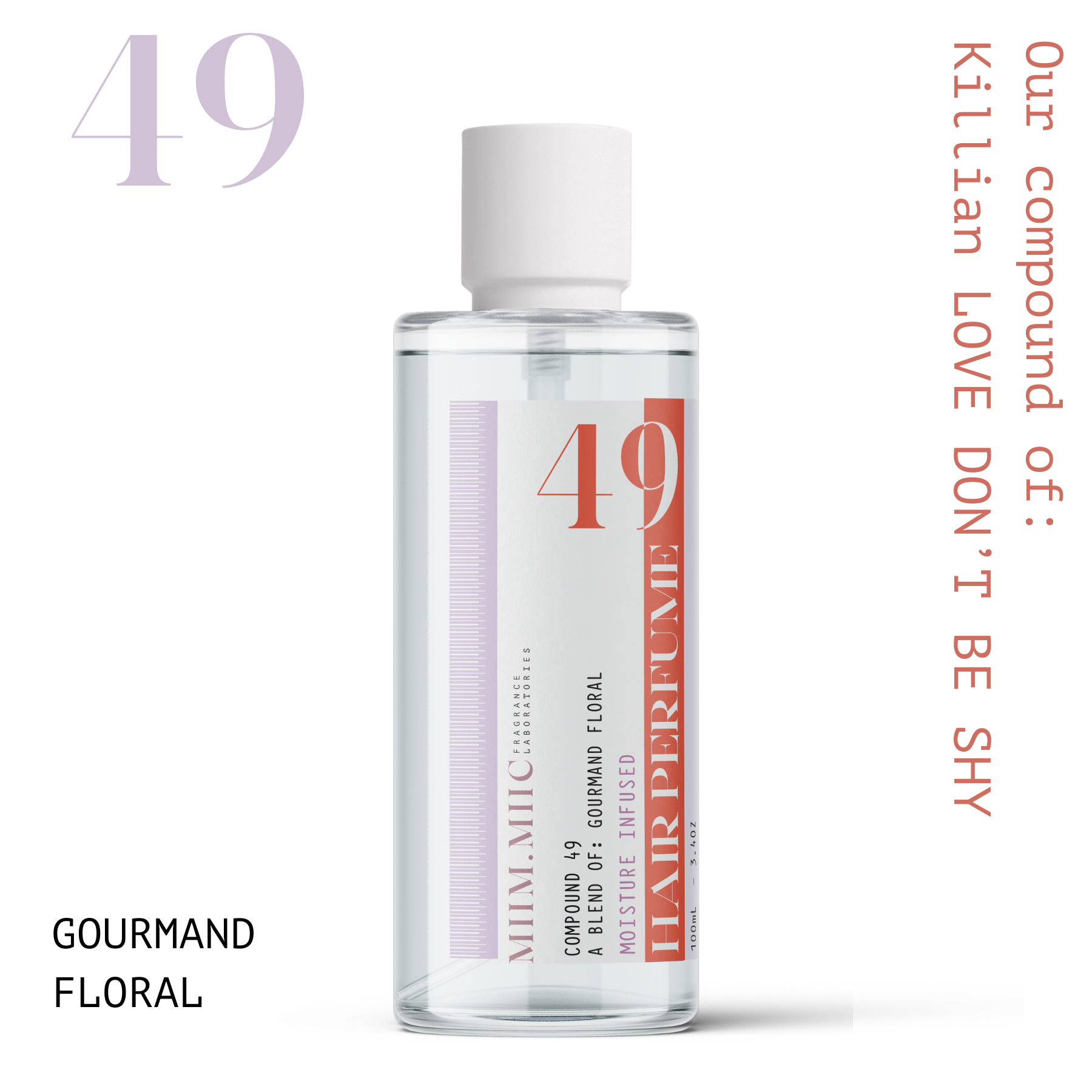 No 49 GOURMAND FLORAL Soft Touch Hair Perfume – MIIM.MIIC