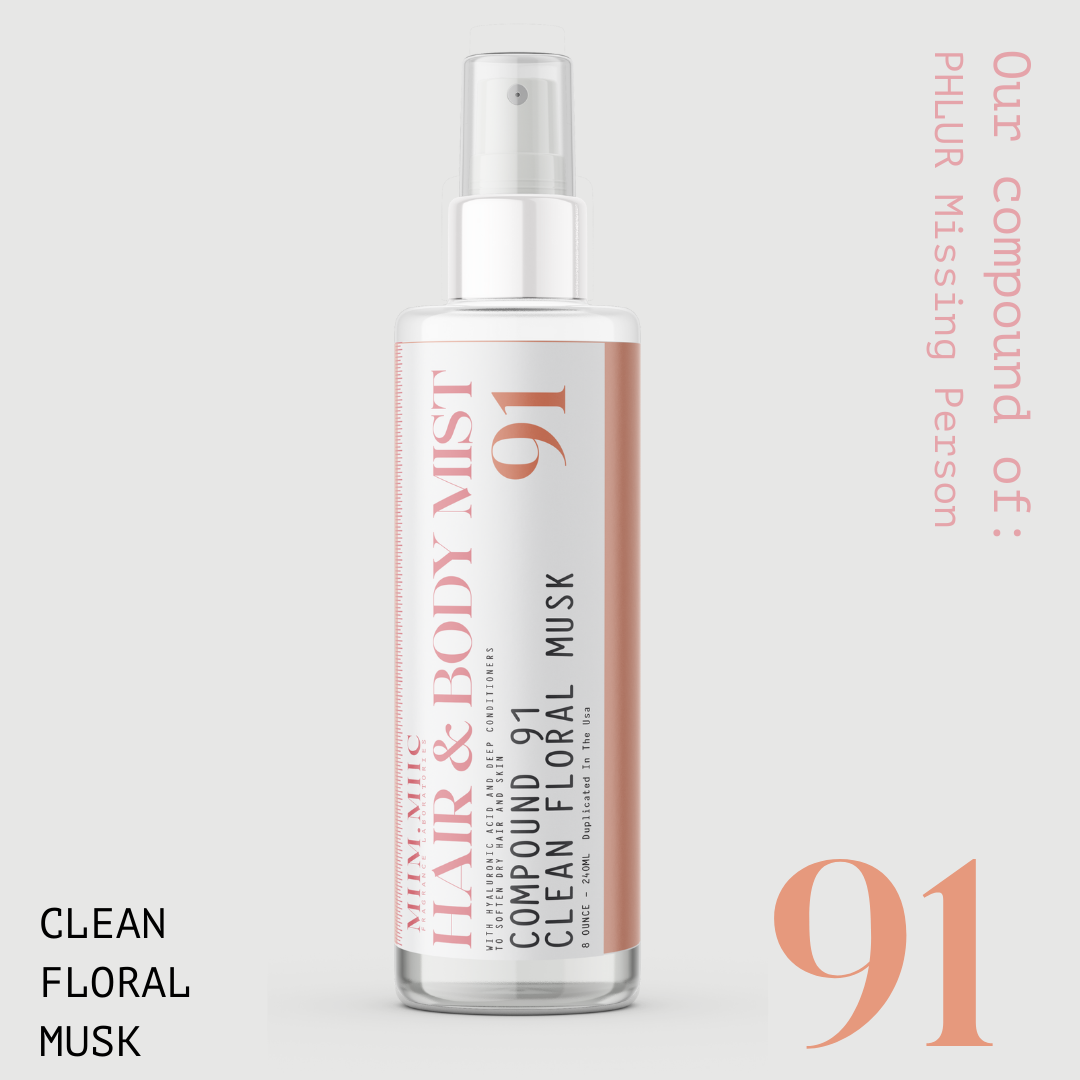 No 91 CLEAN FLORAL MUSK Hair & Body Mist – MIIM.MIIC