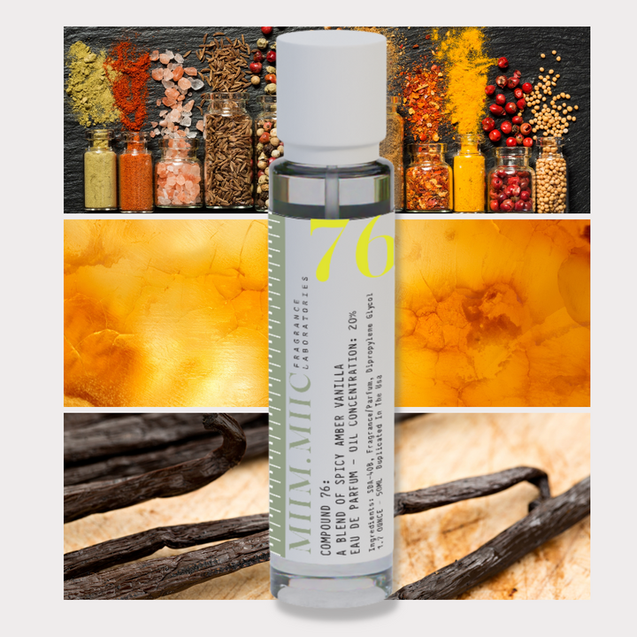 No 76 SPICY AMBER VANILLA Eau De Parfum – MIIM.MIIC